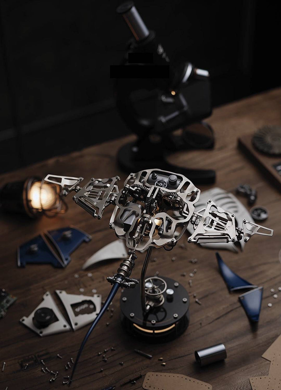 Innovative Steampunk Manta Ray Mechanical 3D Metal Model Engine Kits ...