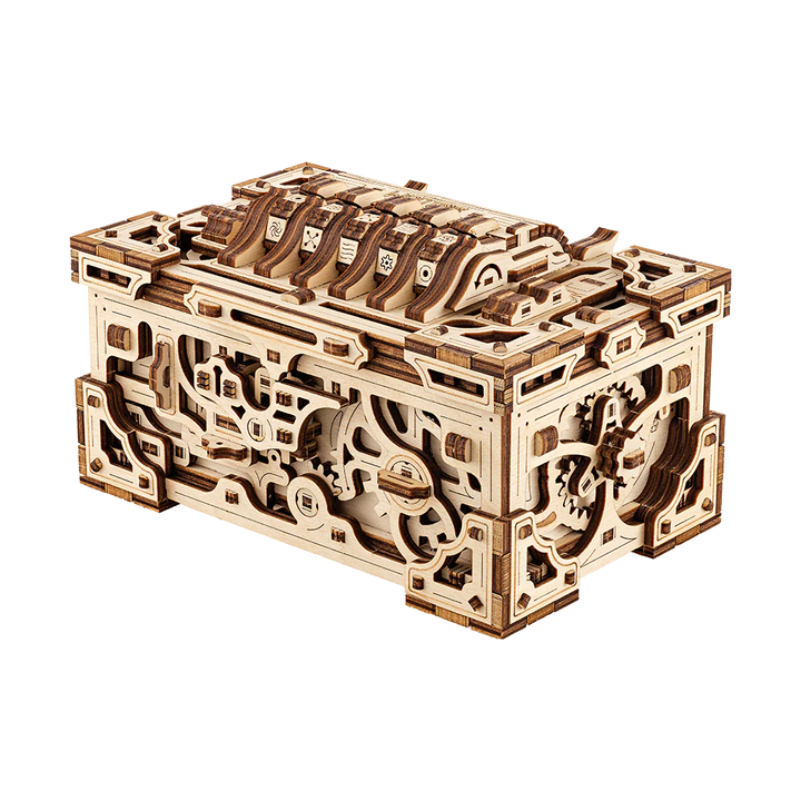 Decrypt the Treasure Box 3D Wooden Puzzle – wewowood