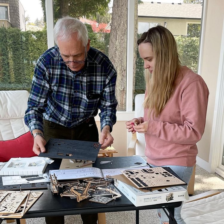 Marble Night City Marble Run – wewowood