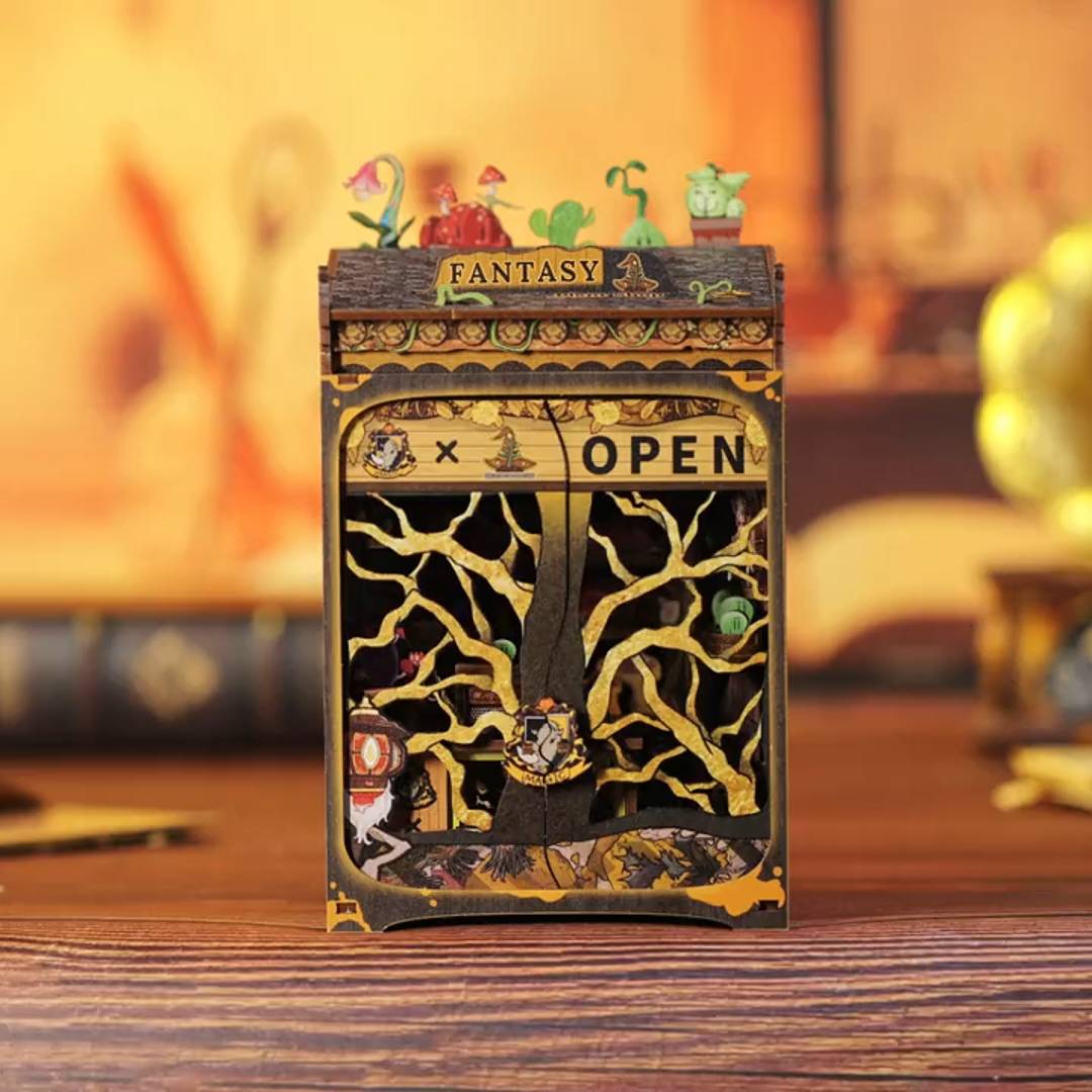 Fantacy Plant Shop DIY Book Nook Kit Book Nook Shelf Insert – wewowood