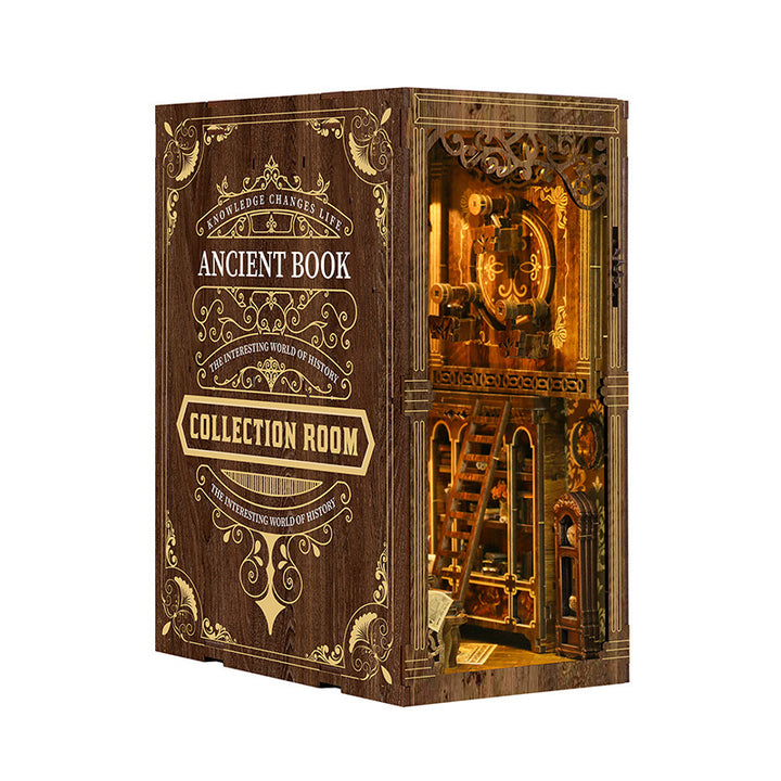 DIY Ancient Book Nook Kit Bookshelf Insert – wewowood