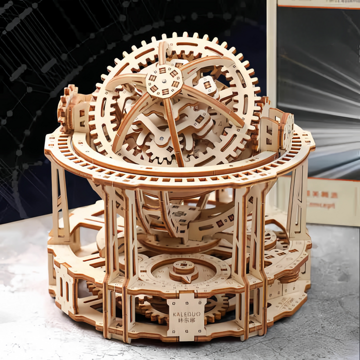 Spherical Tourbillon Chronograph 3D Wooden Puzzle 3D Model Toys – wewowood
