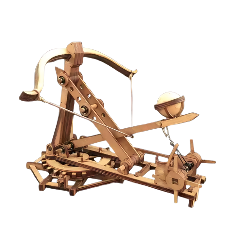 Rotating Trebuchet 3D Wooden Puzzle – wewowood