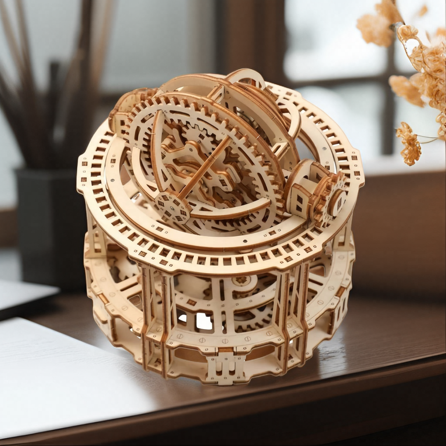 Spherical Tourbillon Chronograph 3D Wooden Puzzle 3D Model Toys – wewowood